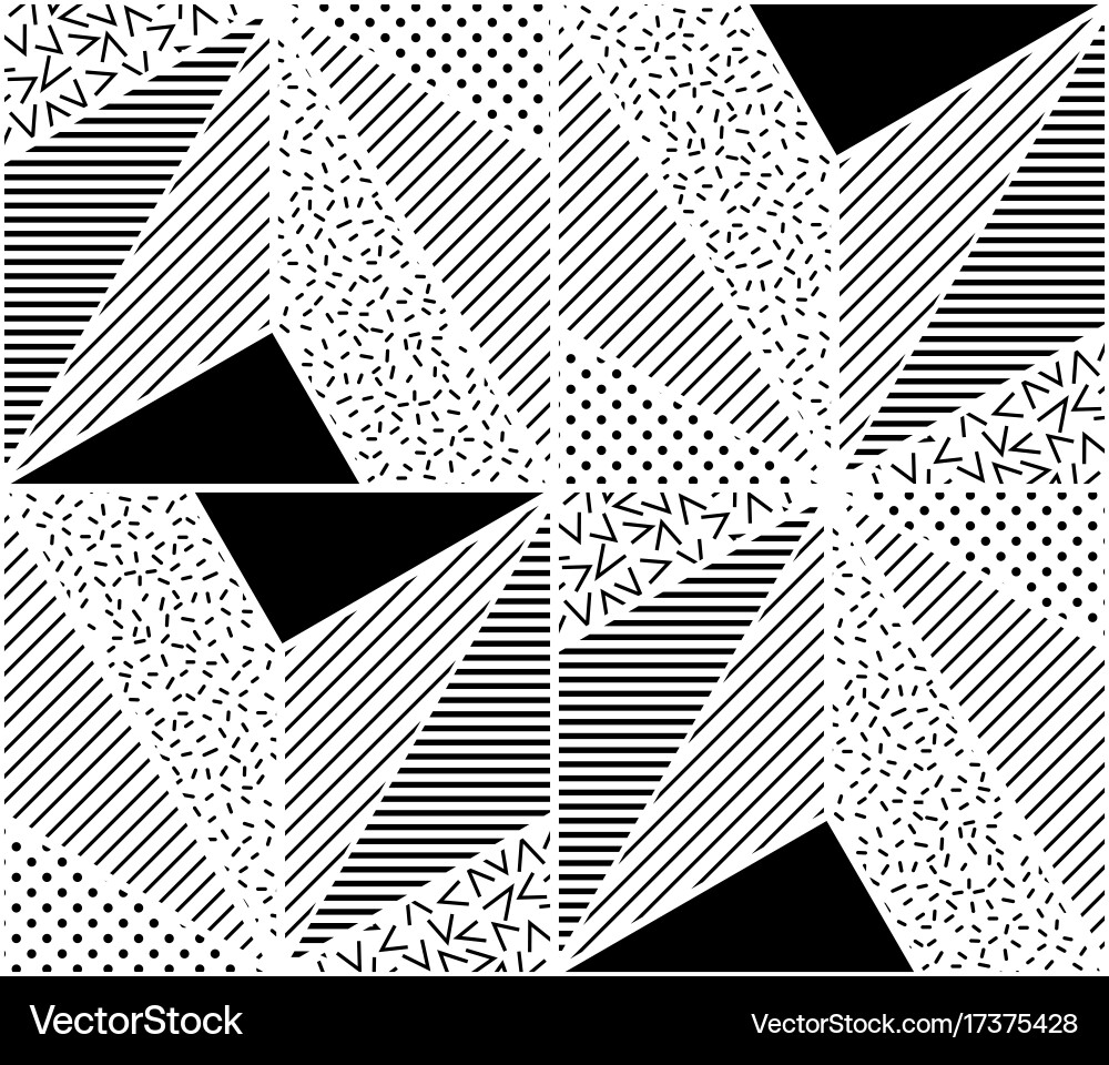 Seamless pattern abstract geometric Royalty Free Vector