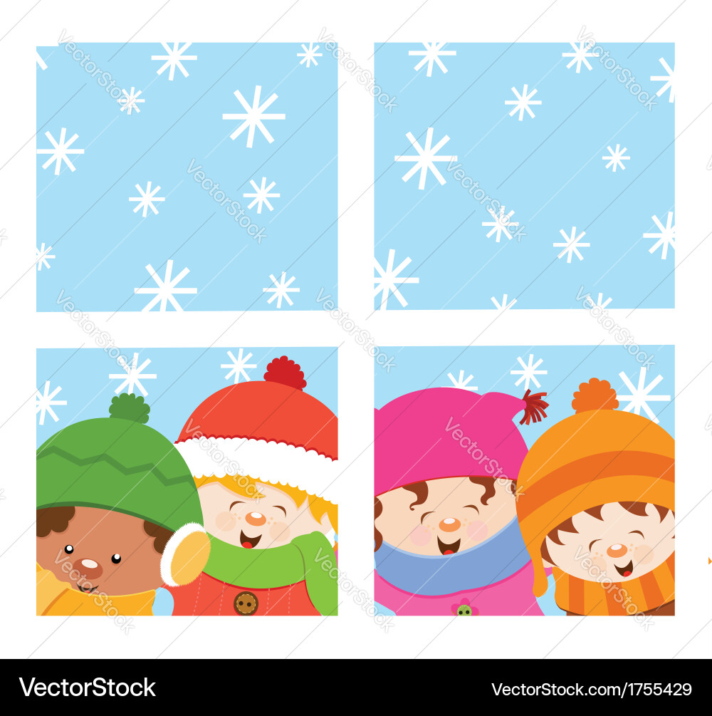 Children Observing Outdoors Royalty Free Vector Image