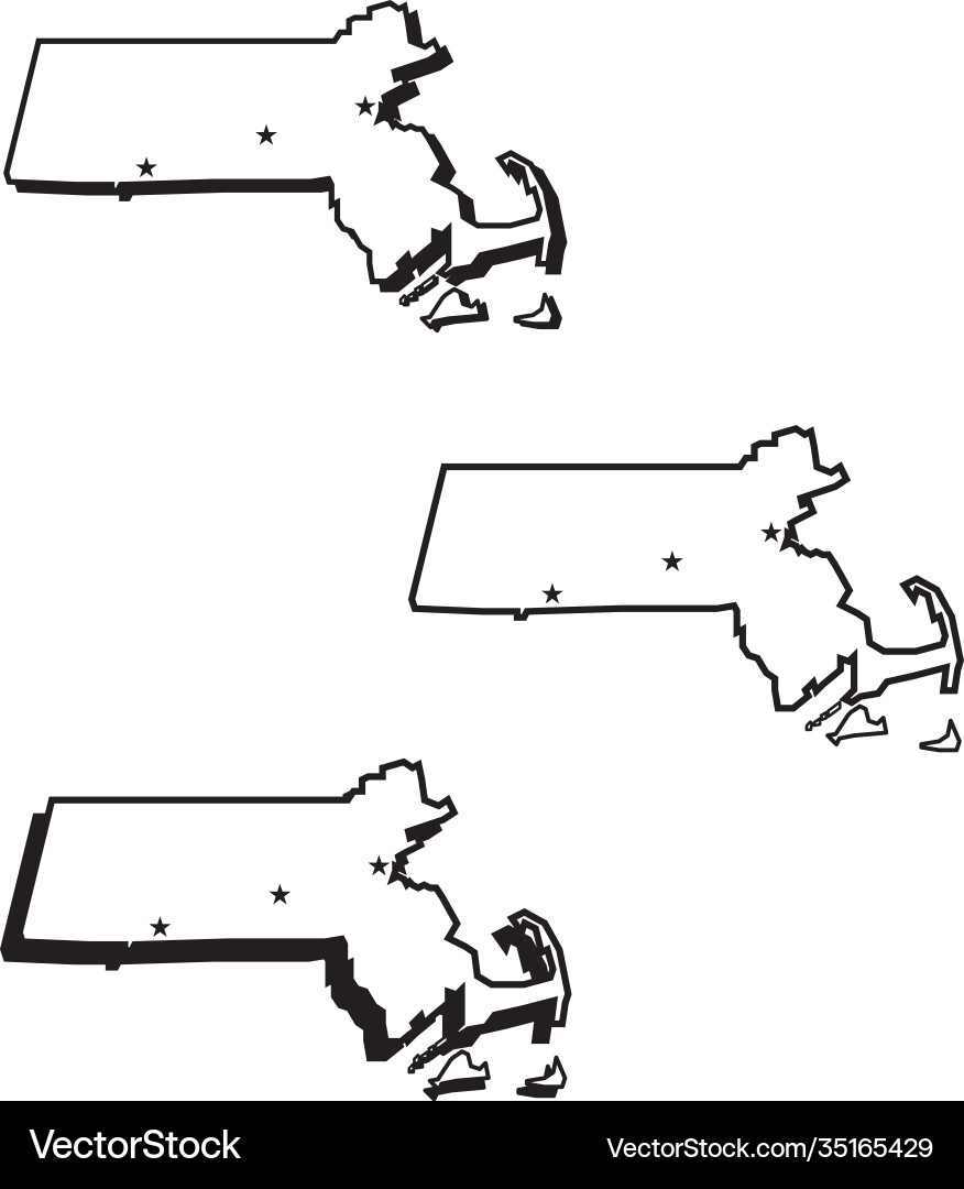 Massachusetts Royalty Free Vector Image - VectorStock