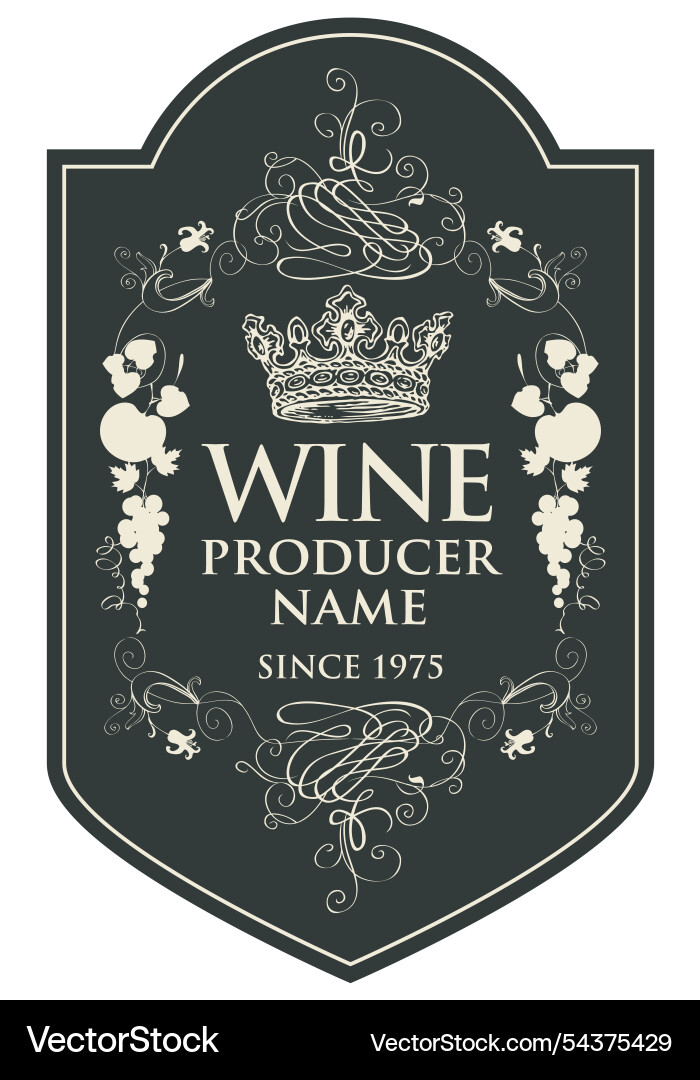 Vintage wine labels Royalty Free Vector Image - VectorStock