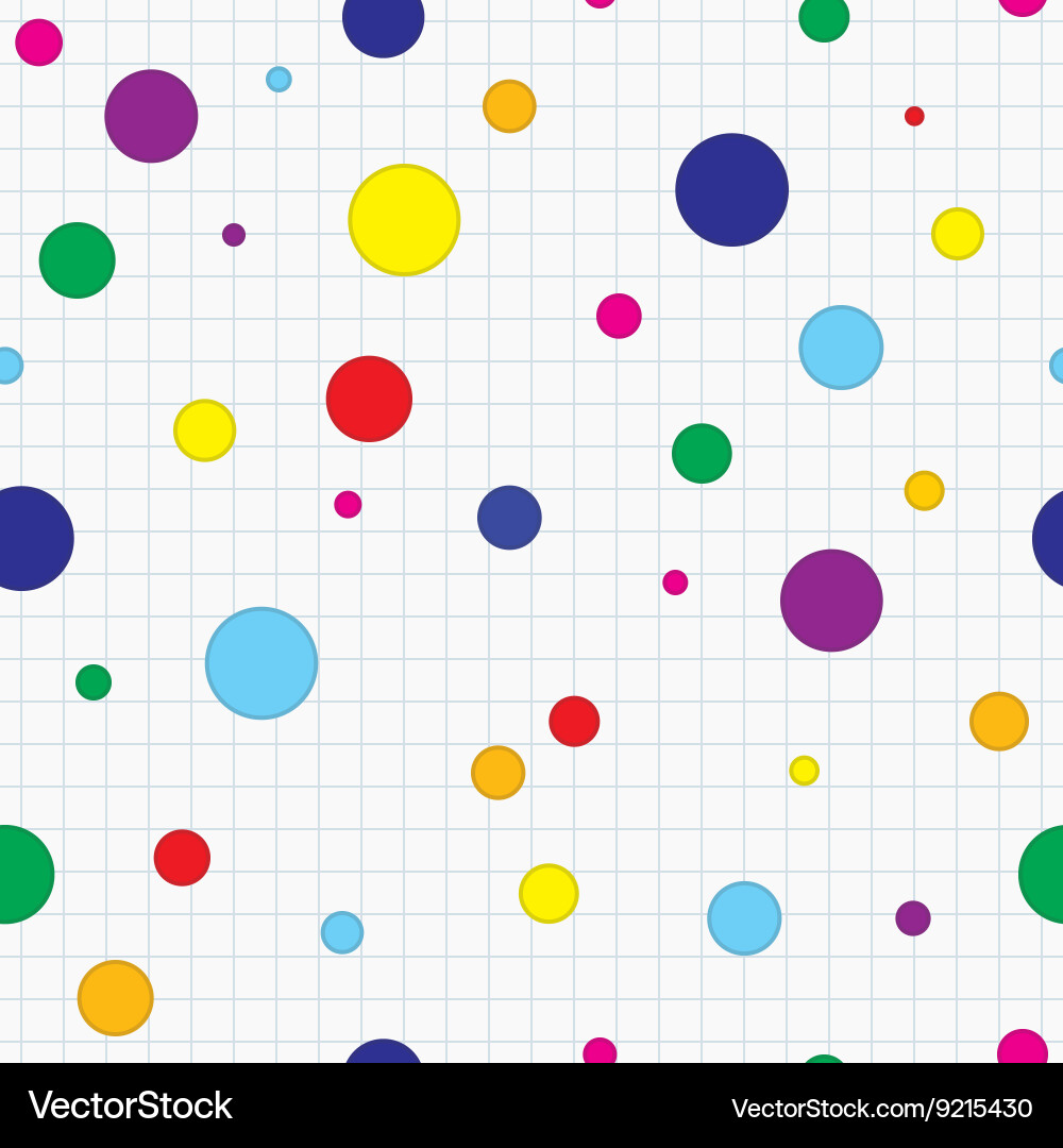 Dotted seamless background Royalty Free Vector Image
