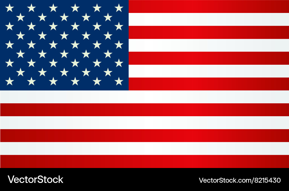United states flag Royalty Free Vector Image - VectorStock