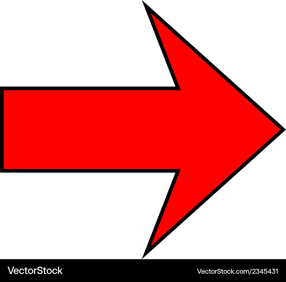Arrow sign Royalty Free Vector Image - VectorStock