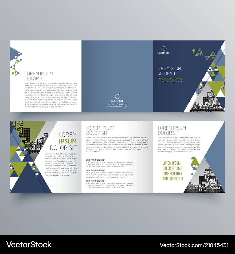 Brochure design 711 Royalty Free Vector Image - VectorStock