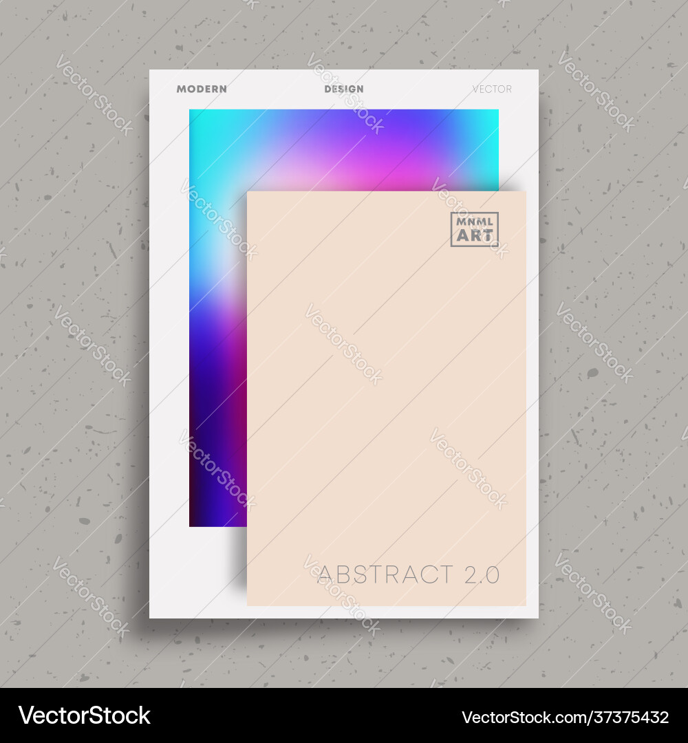 Abstract minimal design for flyer poster Vector Image