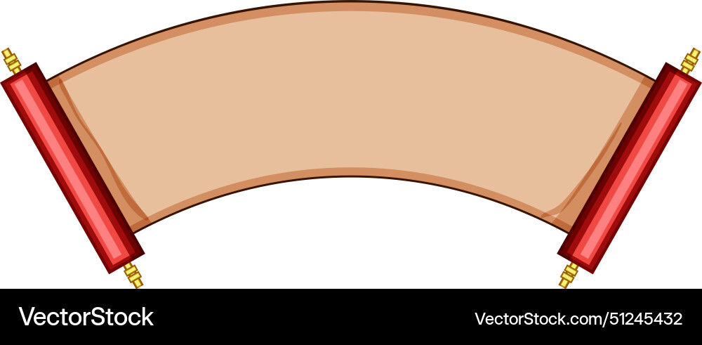 New chinese scroll cartoon Royalty Free Vector Image