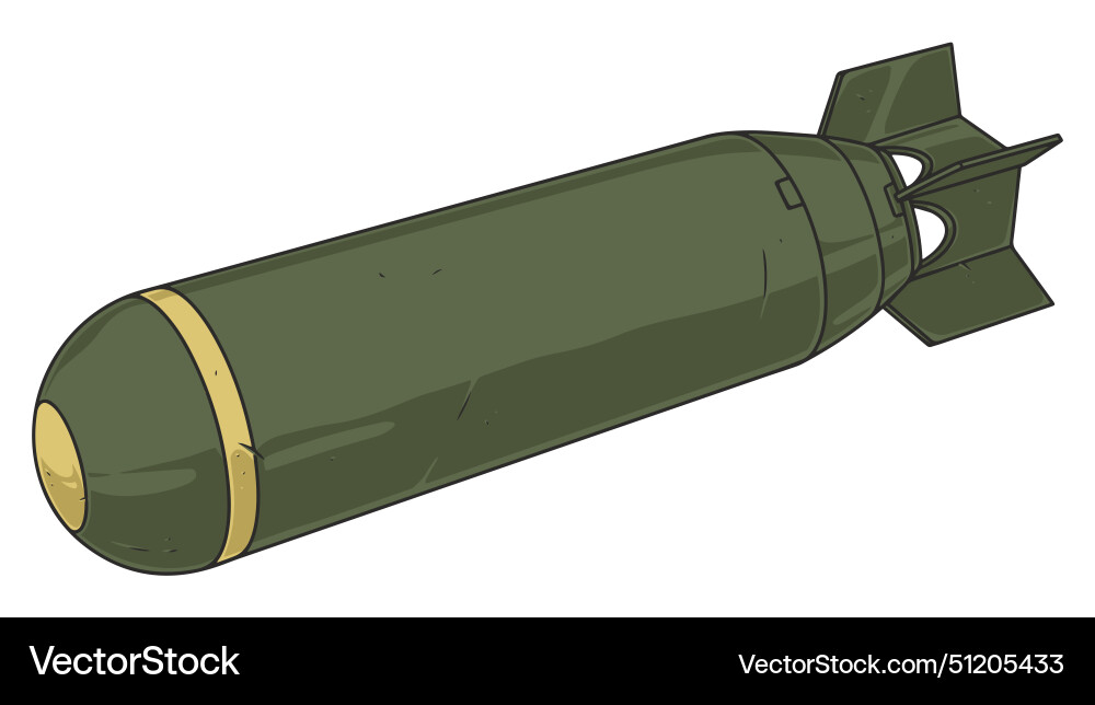 Retro air bomb sticker colorful Royalty Free Vector Image