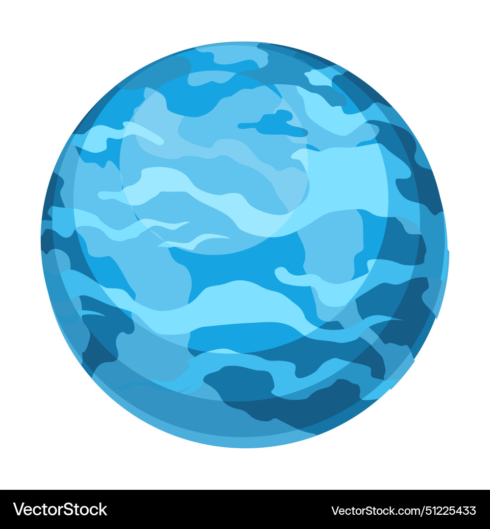 Solar system design icon element galaxy discovery Vector Image