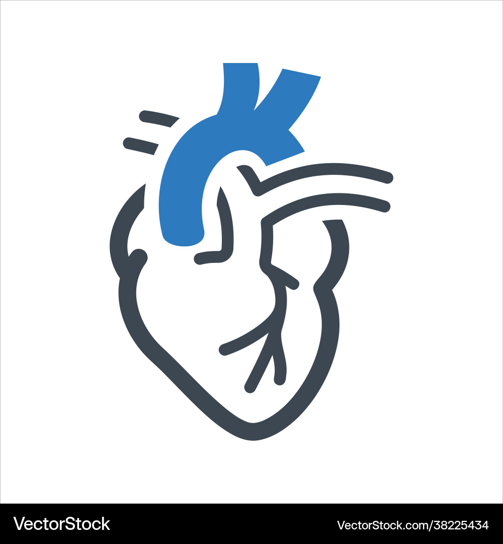 Cardiology icon Royalty Free Vector Image - VectorStock