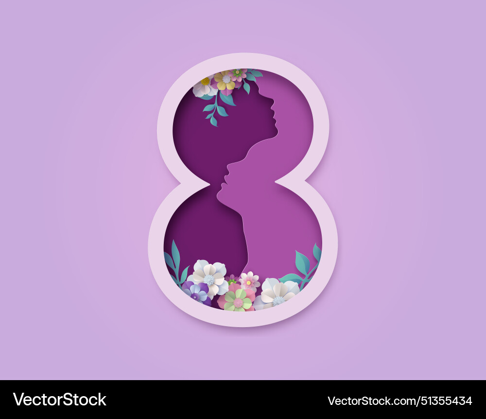 Womens day 8 march Royalty Free Vector Image - VectorStock
