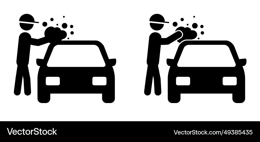 Car wash soap sparkling water Royalty Free Vector Image