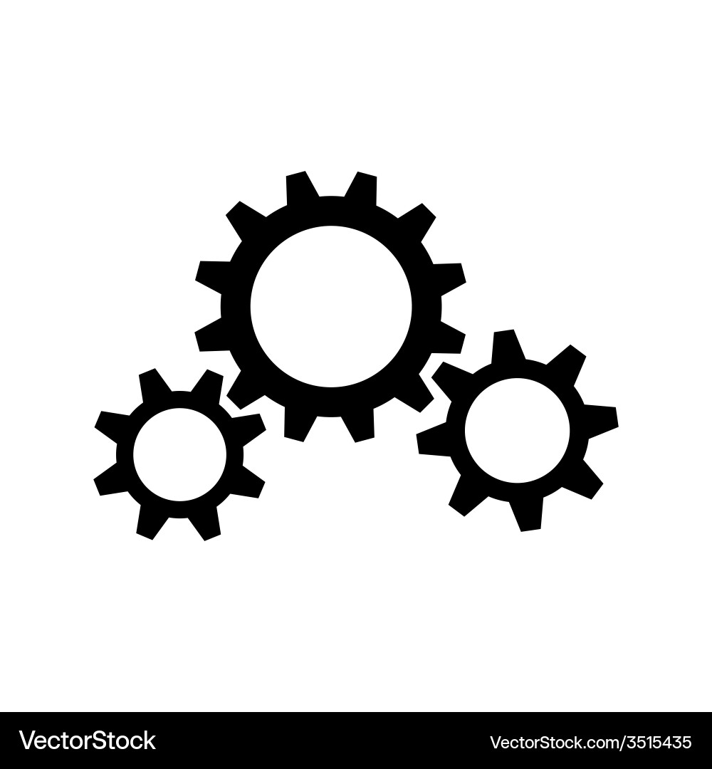 3 Cogs Vector Images (over 640)