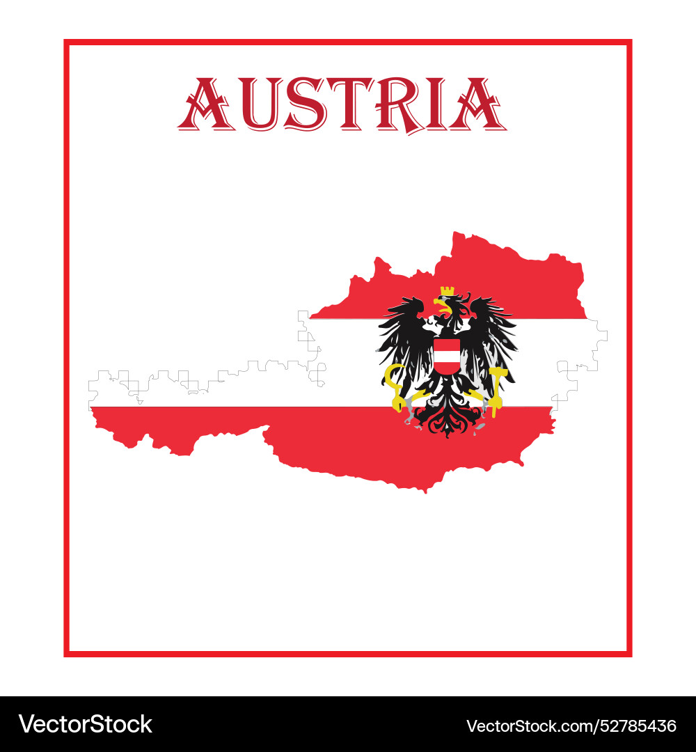 Icon country austria symbol design Royalty Free Vector Image