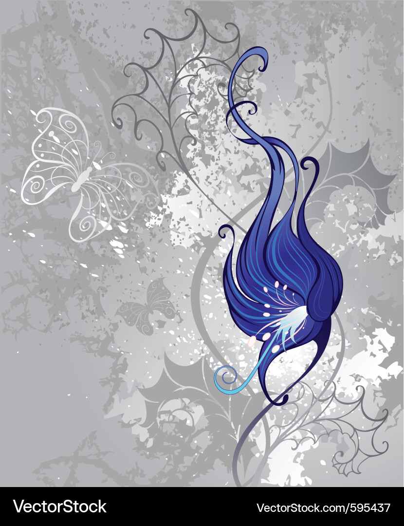 Artistic flower Royalty Free Vector Image - VectorStock