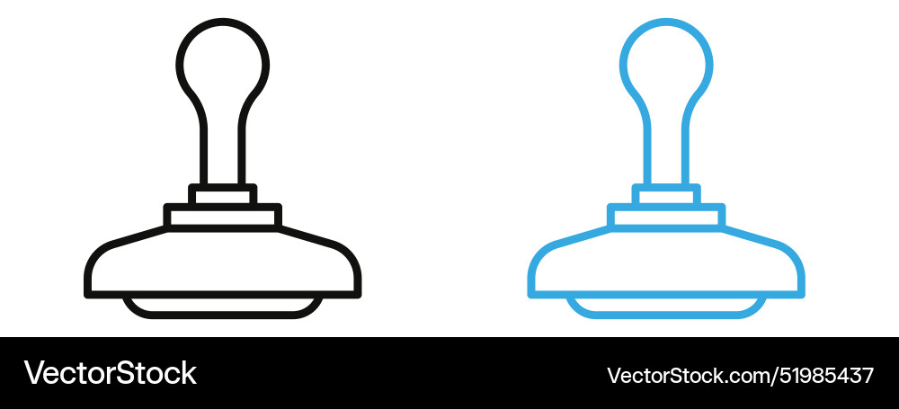 Authentication stamp icon for official documents Vector Image