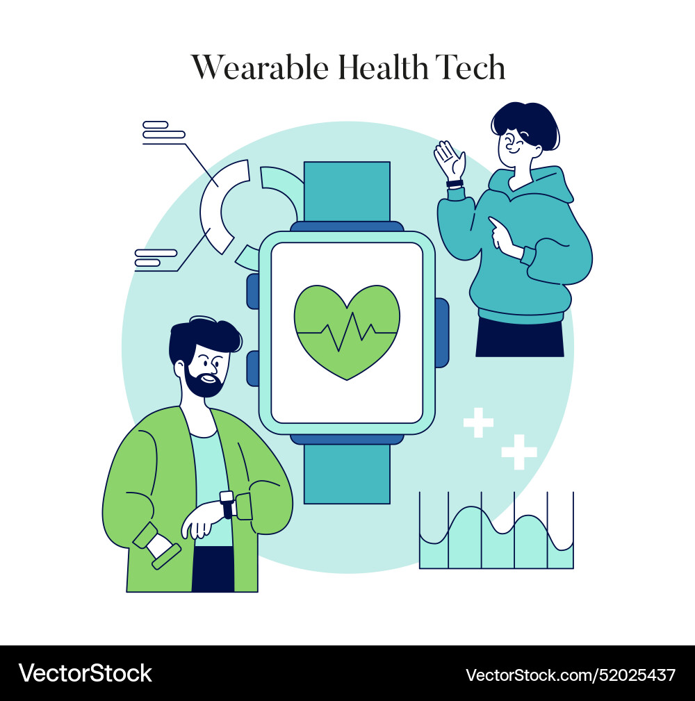 Biohacking flat (52025437) – Royalty-Free Vector | VectorStock