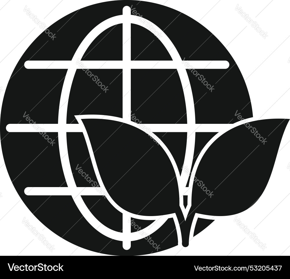 Eco friendly world environment conservation icon Vector Image