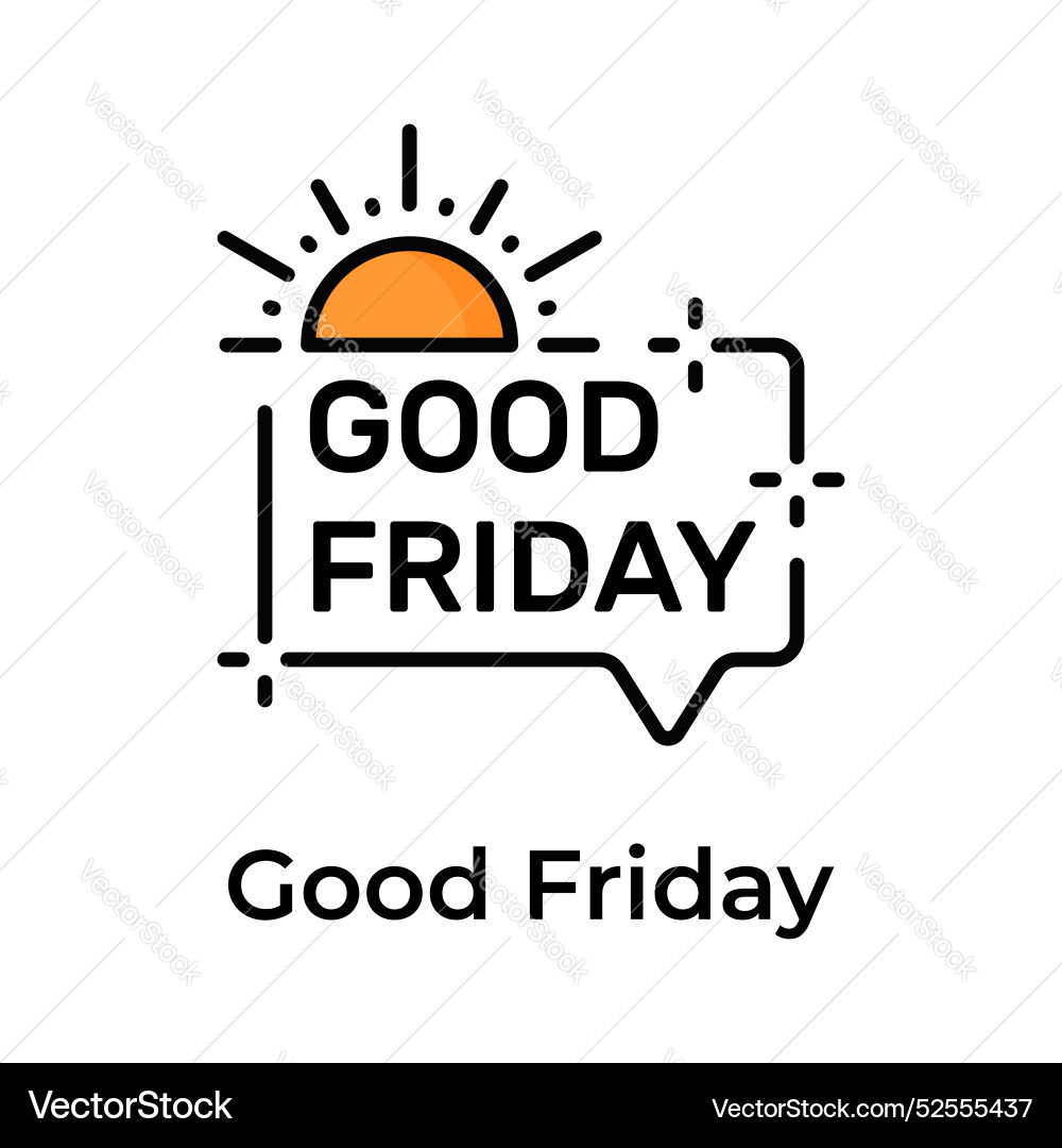 Good friday Royalty Free Vector Image - VectorStock