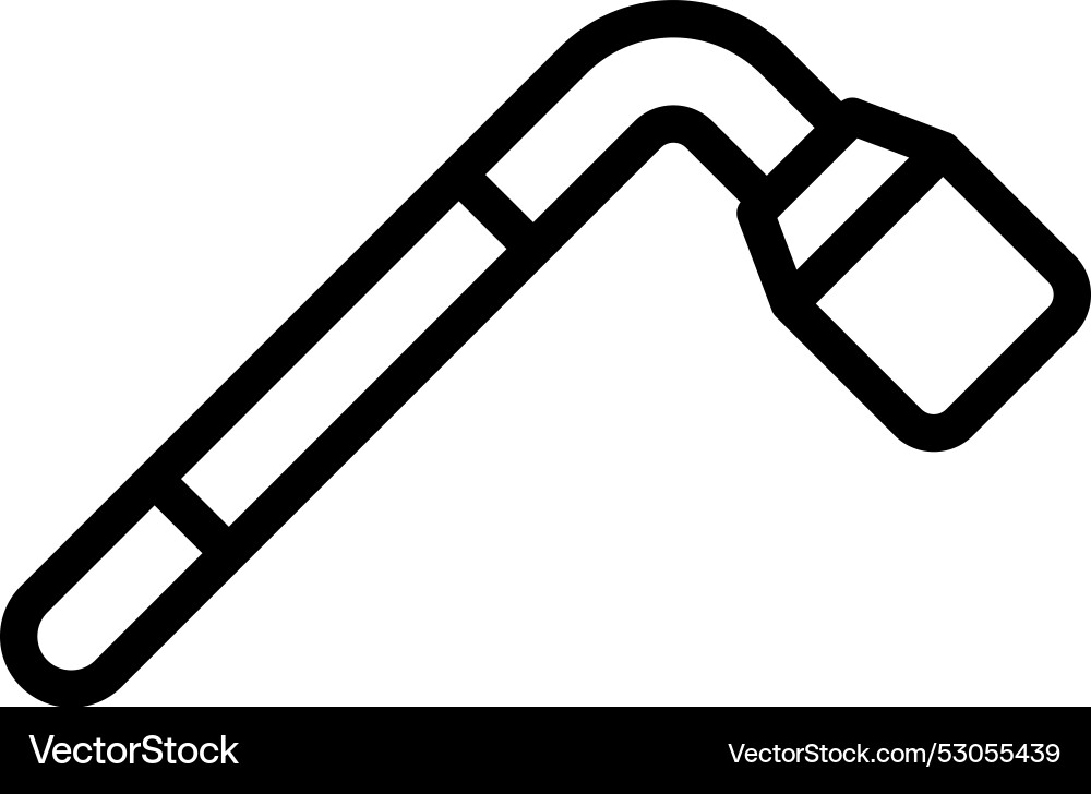 Allen key icon design Royalty Free Vector Image