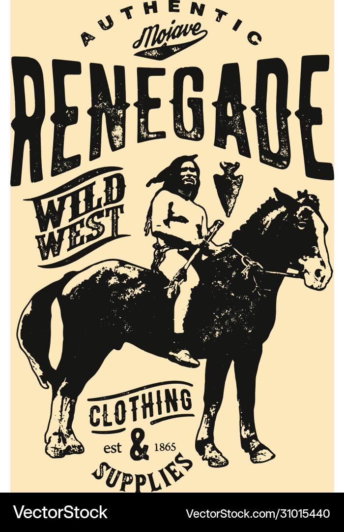 Renegade Royalty Free Vector Image - VectorStock