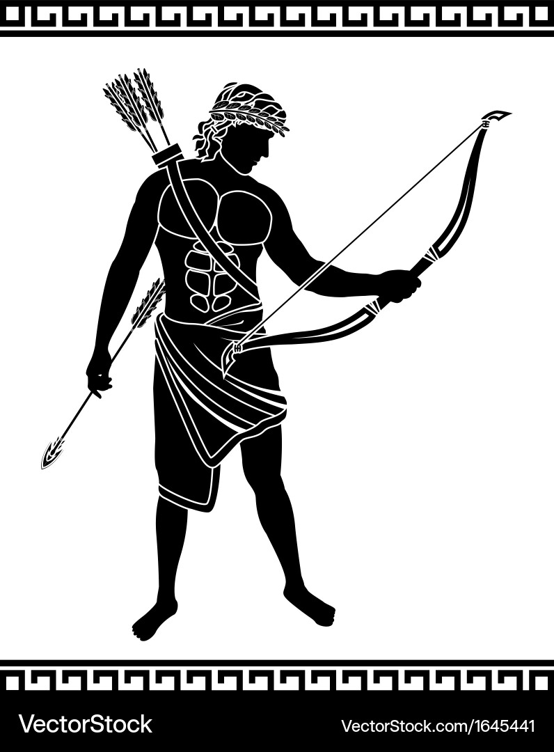 Ancient bowman Royalty Free Vector Image - VectorStock