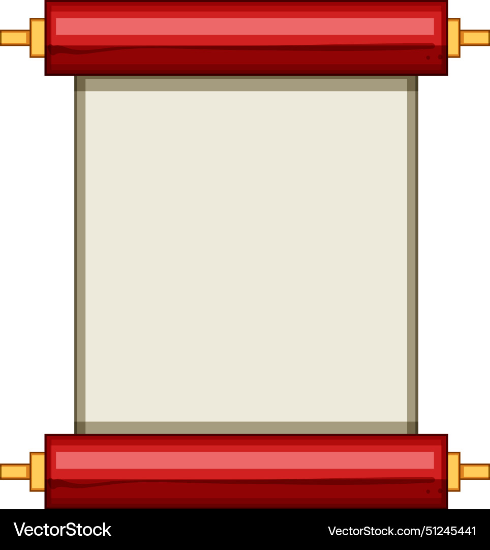Cny chinese scroll cartoon Royalty Free Vector Image