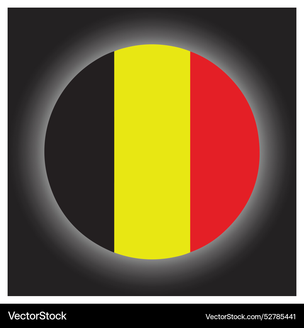 Icon belgium flag symbol design Royalty Free Vector Image
