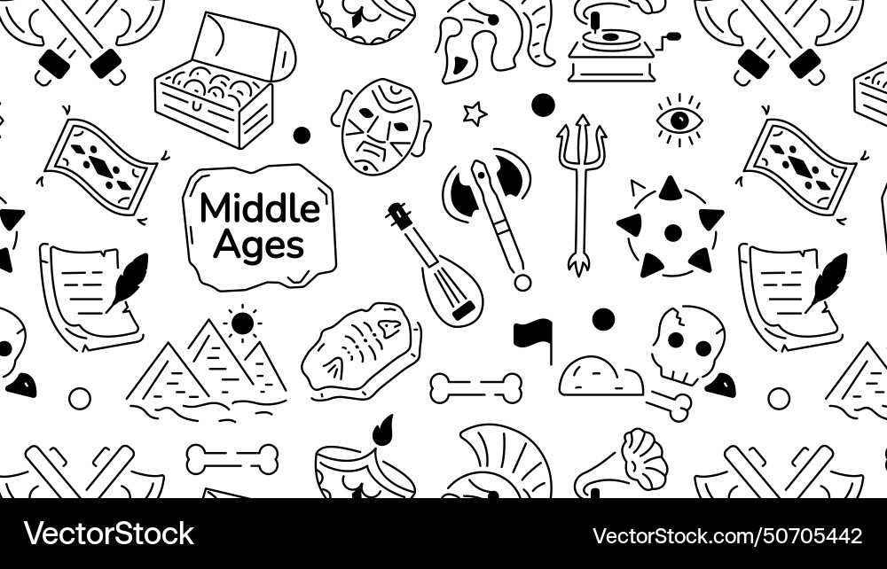 Middle ages Royalty Free Vector Image - VectorStock