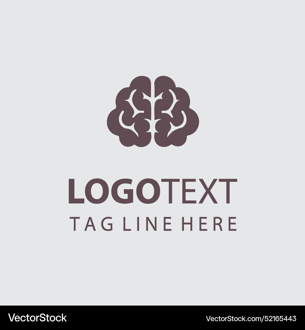 Brain logo Royalty Free Vector Image - VectorStock