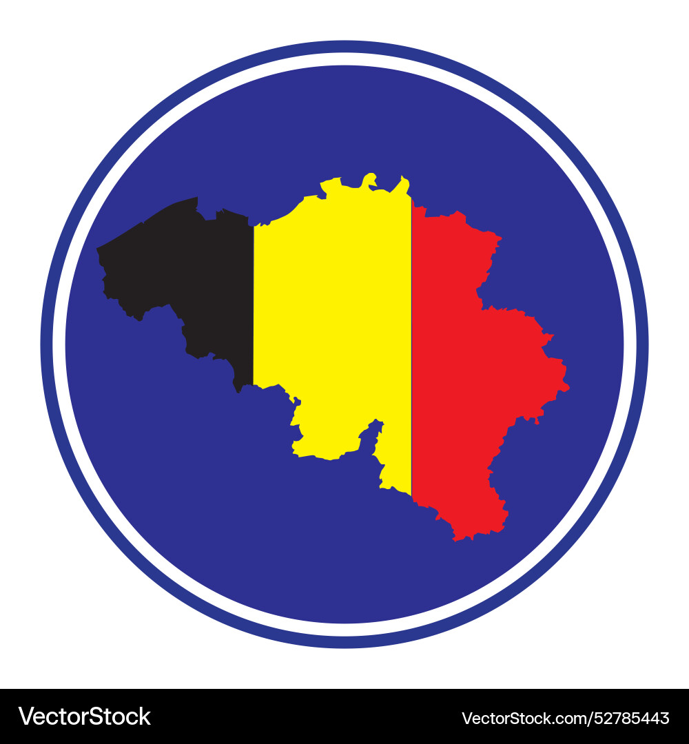 Icon belgium flag symbol design Royalty Free Vector Image