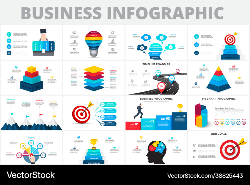 Startup infographics diagram chart graph Vector Image