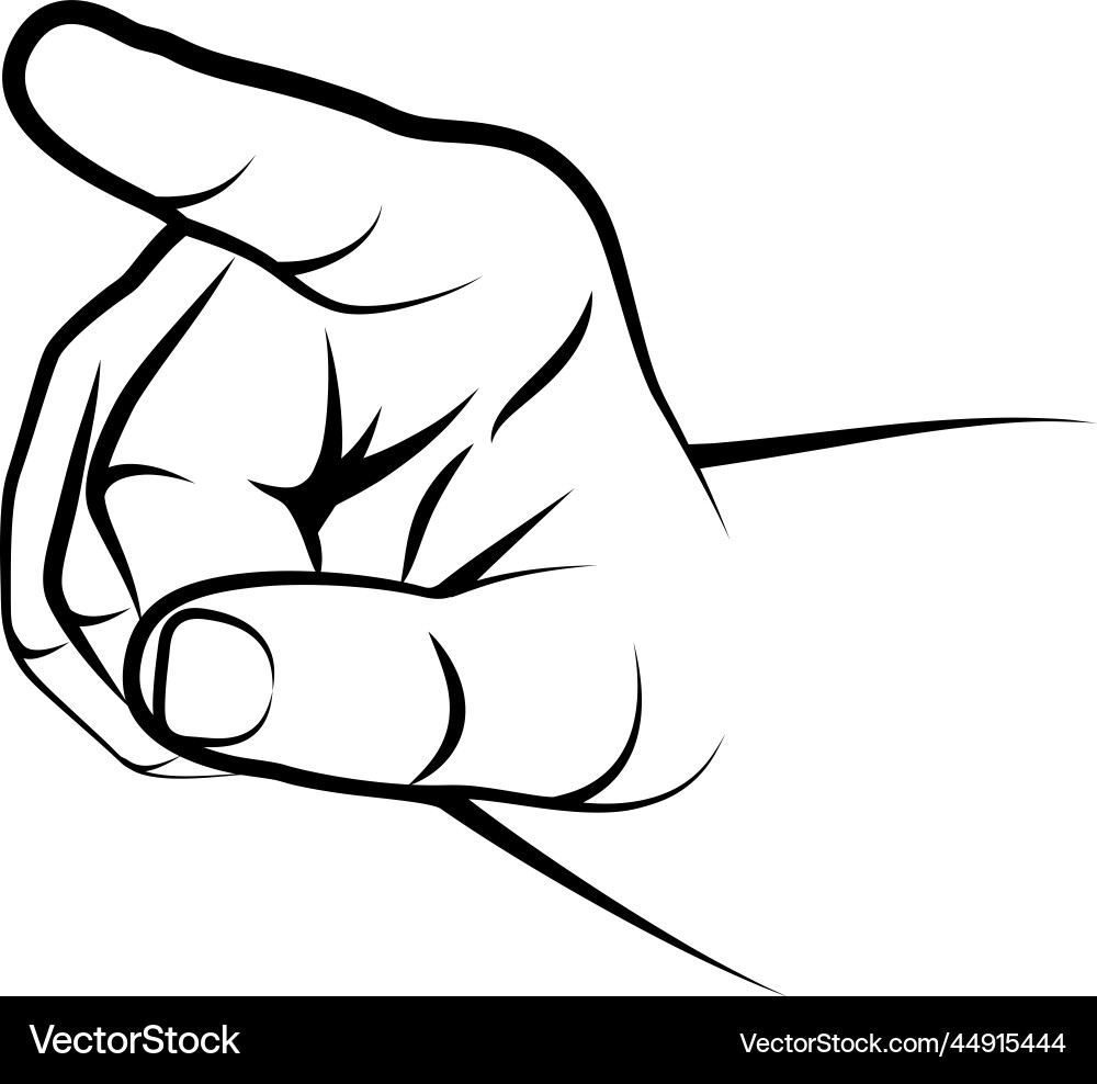 Hand Royalty Free Vector Image - VectorStock