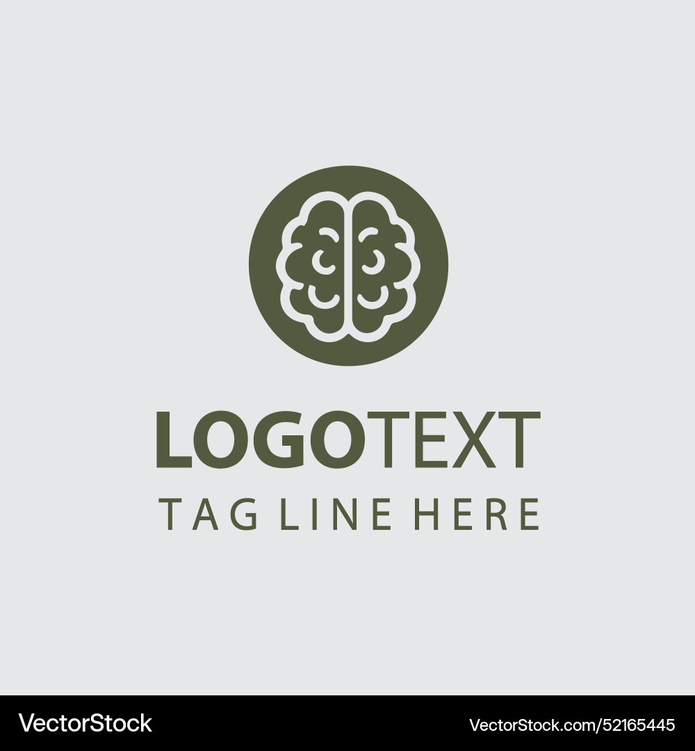 Brain logo Royalty Free Vector Image - VectorStock