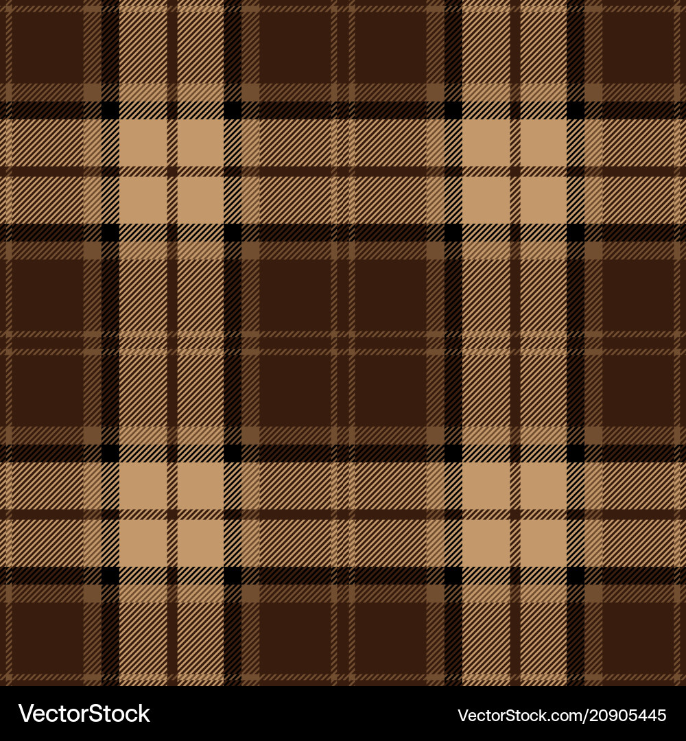 Brown Tartan Plaid Pattern Royalty Free Vector Image