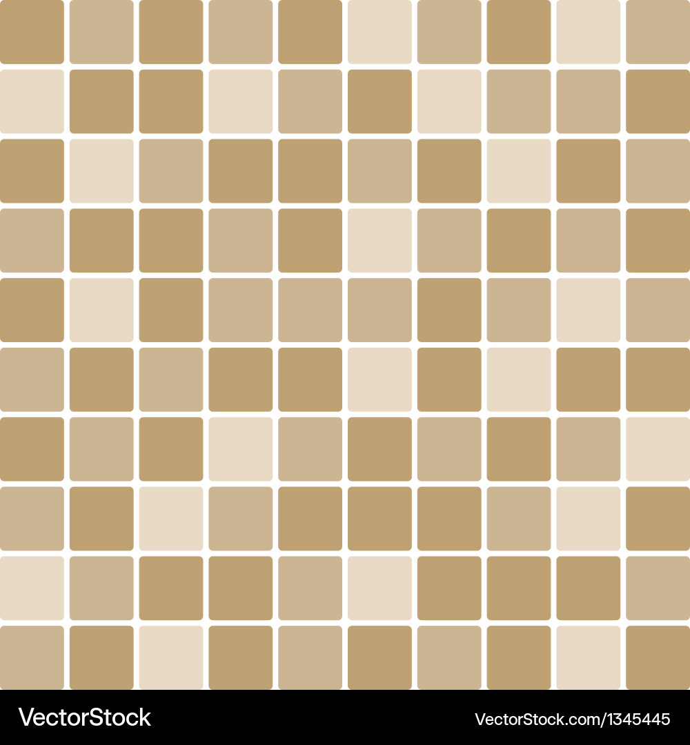 Brown tile wall Royalty Free Vector Image - VectorStock