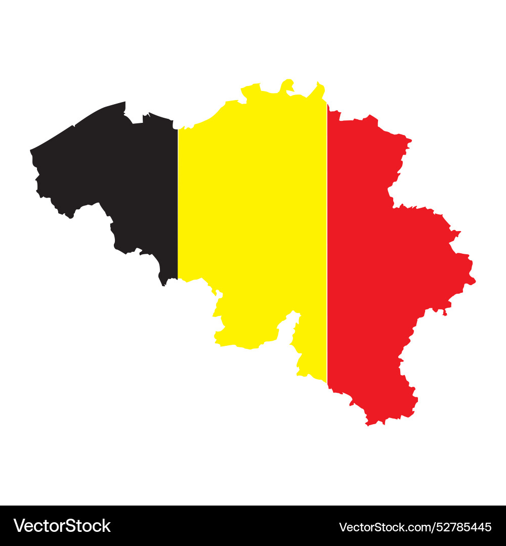 Icon belgium flag symbol design Royalty Free Vector Image