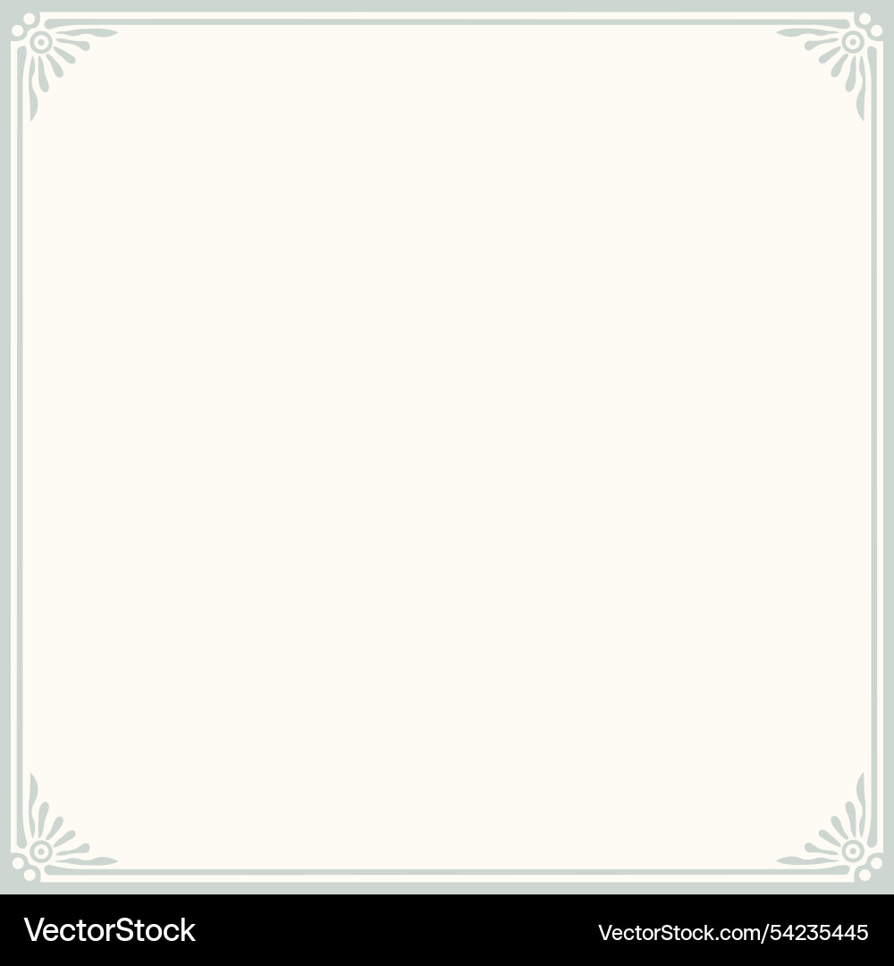 Top best decorative borders for designs Royalty Free Vector
