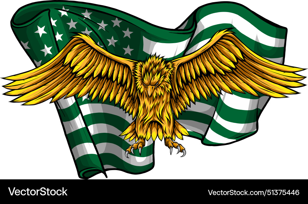 Hand draw of eagle design Royalty Free Vector Image