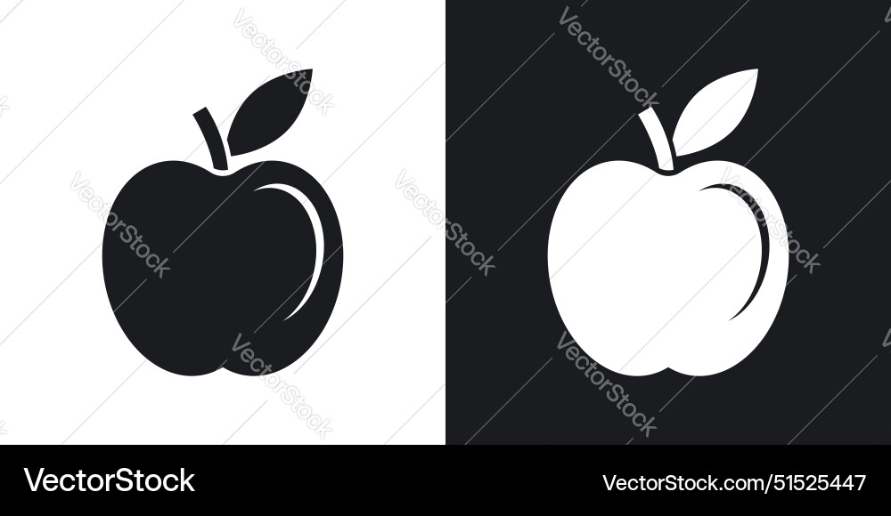 Apple icon Royalty Free Vector Image - VectorStock