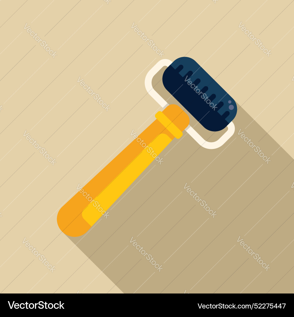 Derma roller making skin regeneration treatment Vector Image