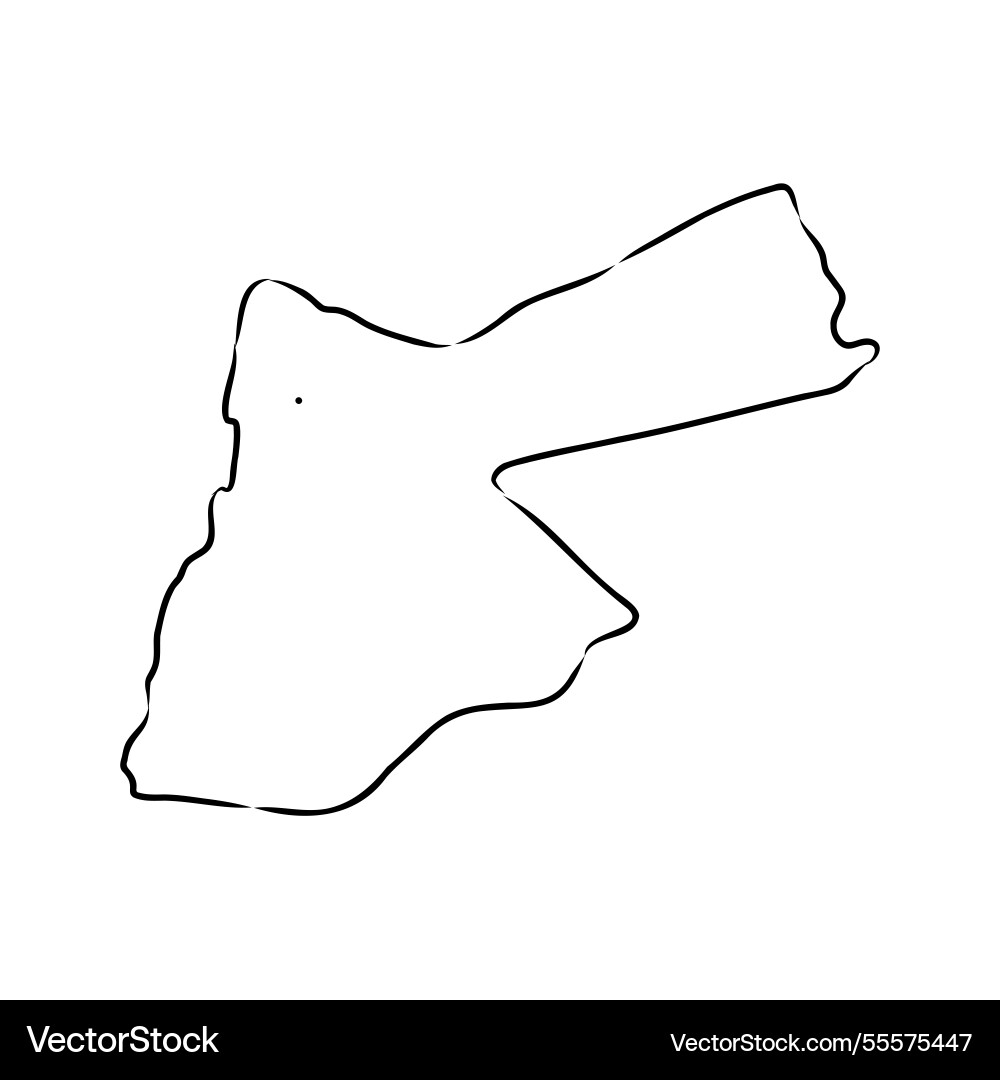 Map of jordan concept Royalty Free Vector Image