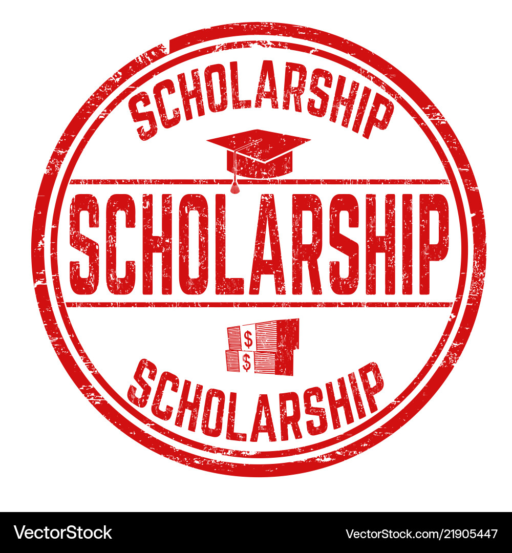 Scholarship sign or stamp Royalty Free Vector Image