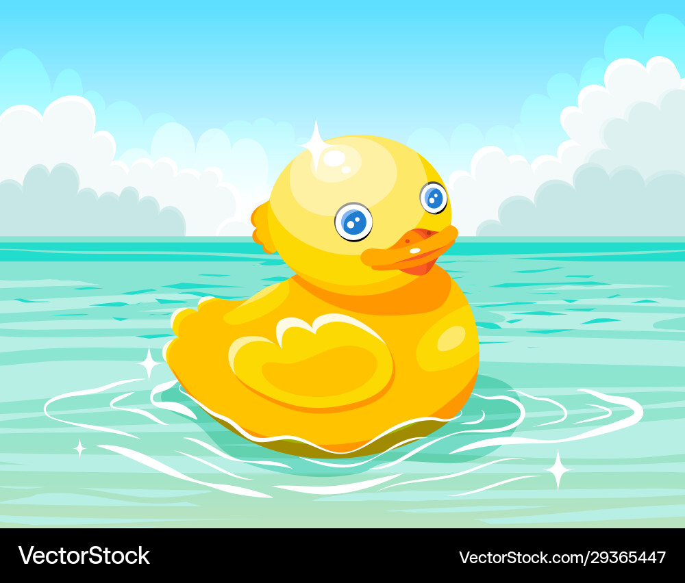 Floating Water Duck Vector Images (over 2,500)