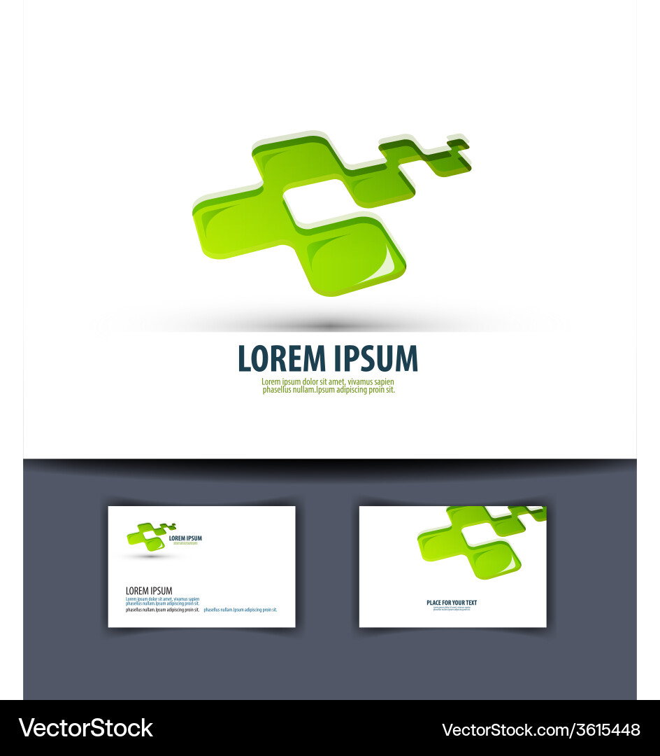 Business logo icon emblema sign template Vector Image