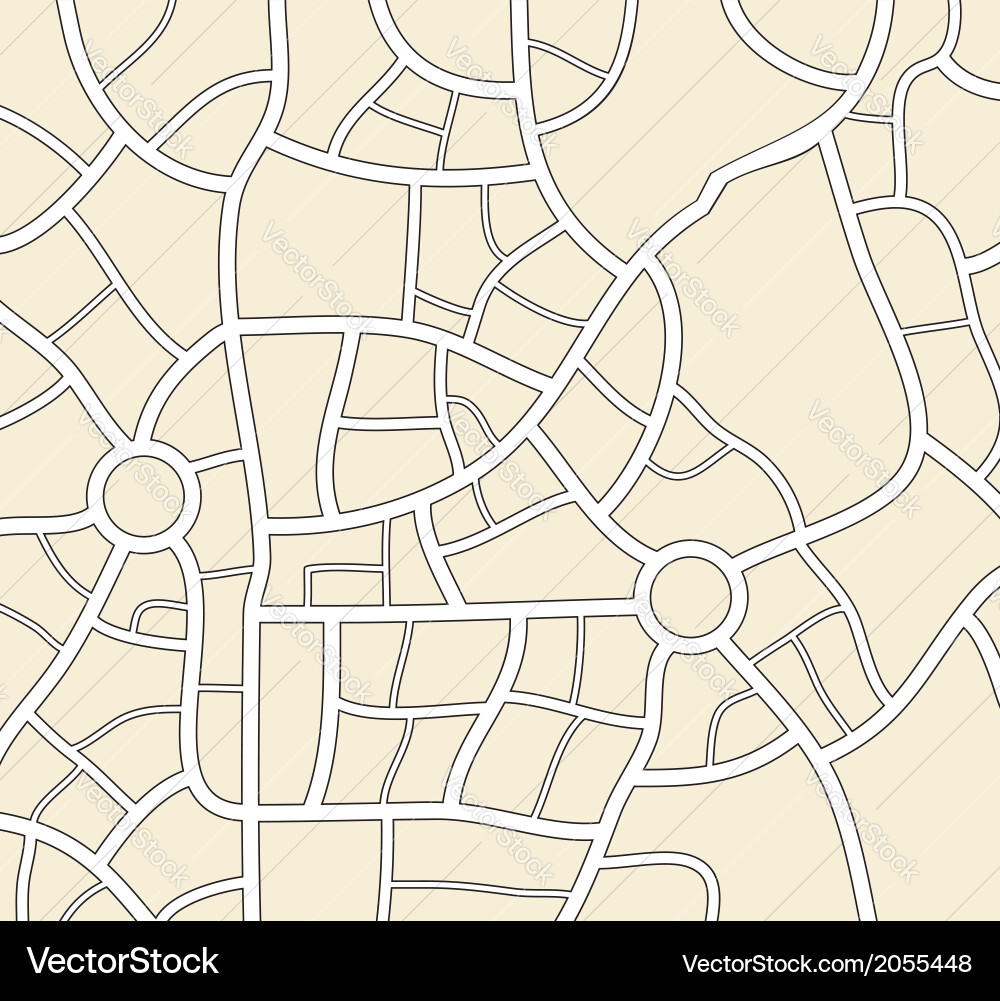 City map Royalty Free Vector Image - VectorStock