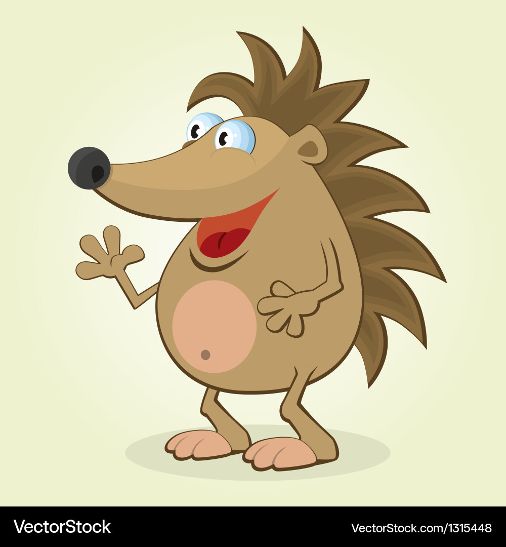 Hedgehog Royalty Free Vector Image - VectorStock