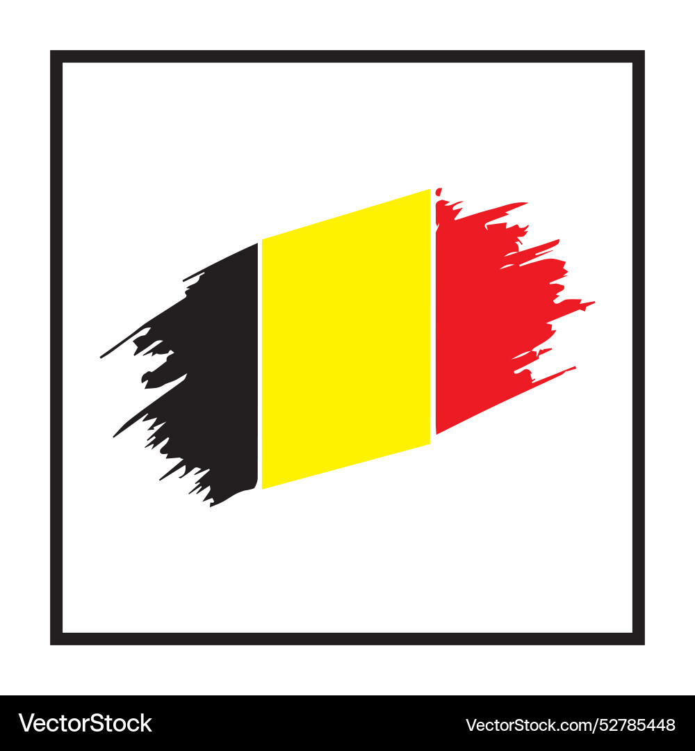 Icon belgium flag symbol design Royalty Free Vector Image