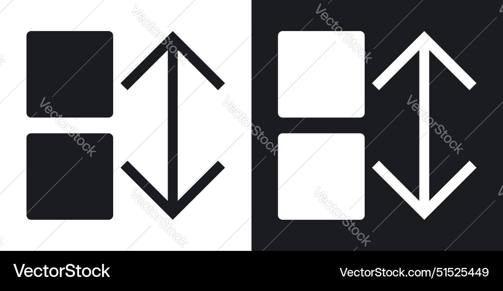 Apps sort icon Royalty Free Vector Image - VectorStock