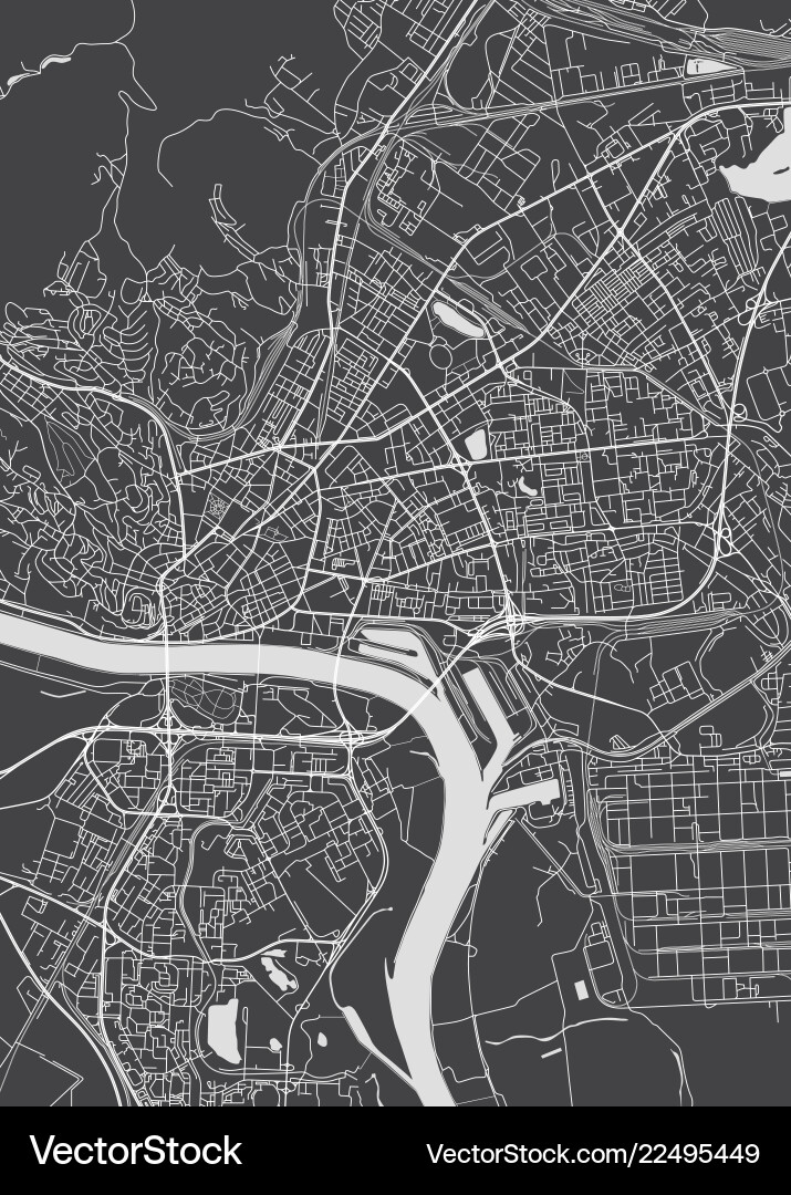 Bratislava City Map Royalty Free Vector Image - VectorStock