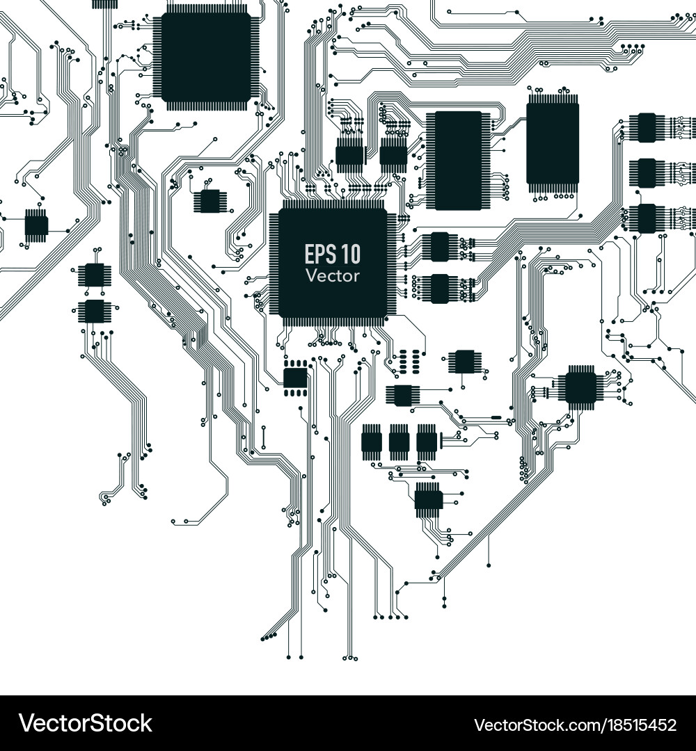 Abstract electro Royalty Free Vector Image - VectorStock